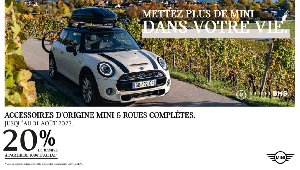 ÉVADEZ-VOUS À BORD DE VOTRE MINI. - Groupe BMS