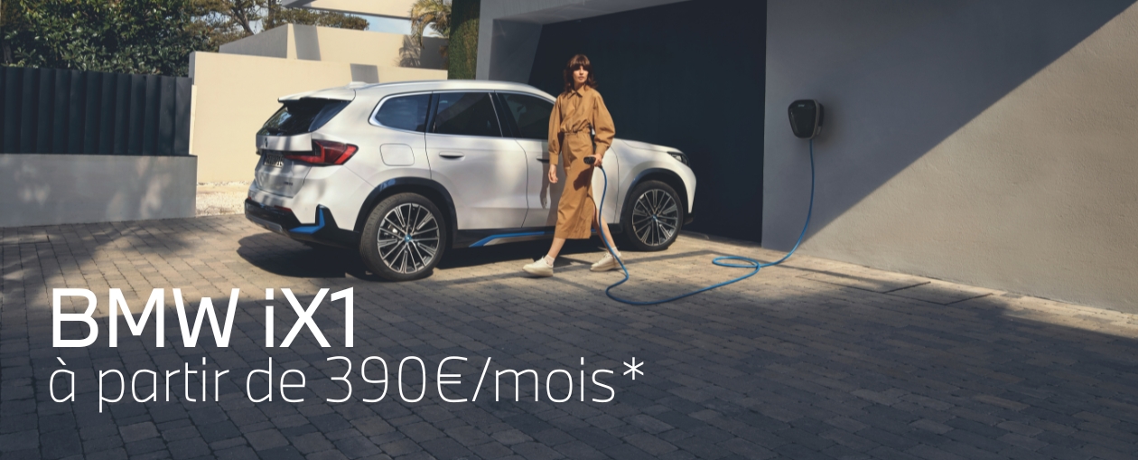 BMW iX1 : notre légendaire SUV électrique à partir de 390€/mois